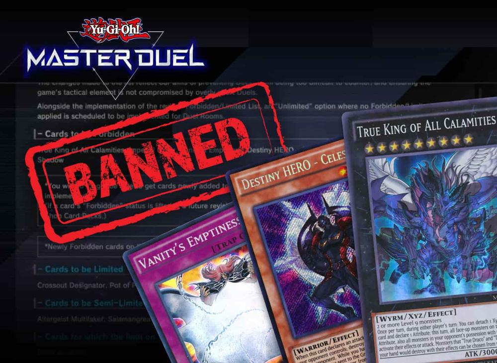 What's Banned In Master Duel? The New August 31st Update | TCGplayer